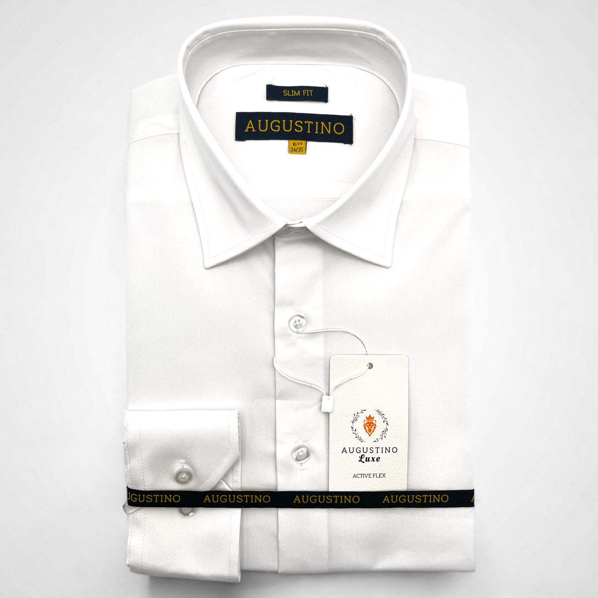Slim Fit Flex Tech Dress Shirt – Augustino Luxe
