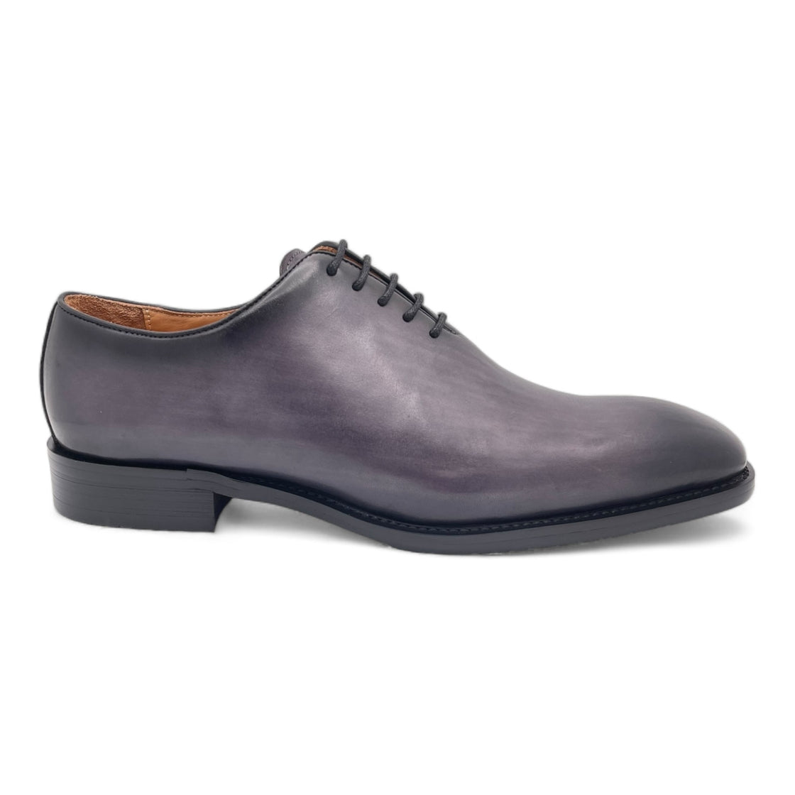 Grey Hand-Finished Leather Dress Shoe – Augustino Luxe