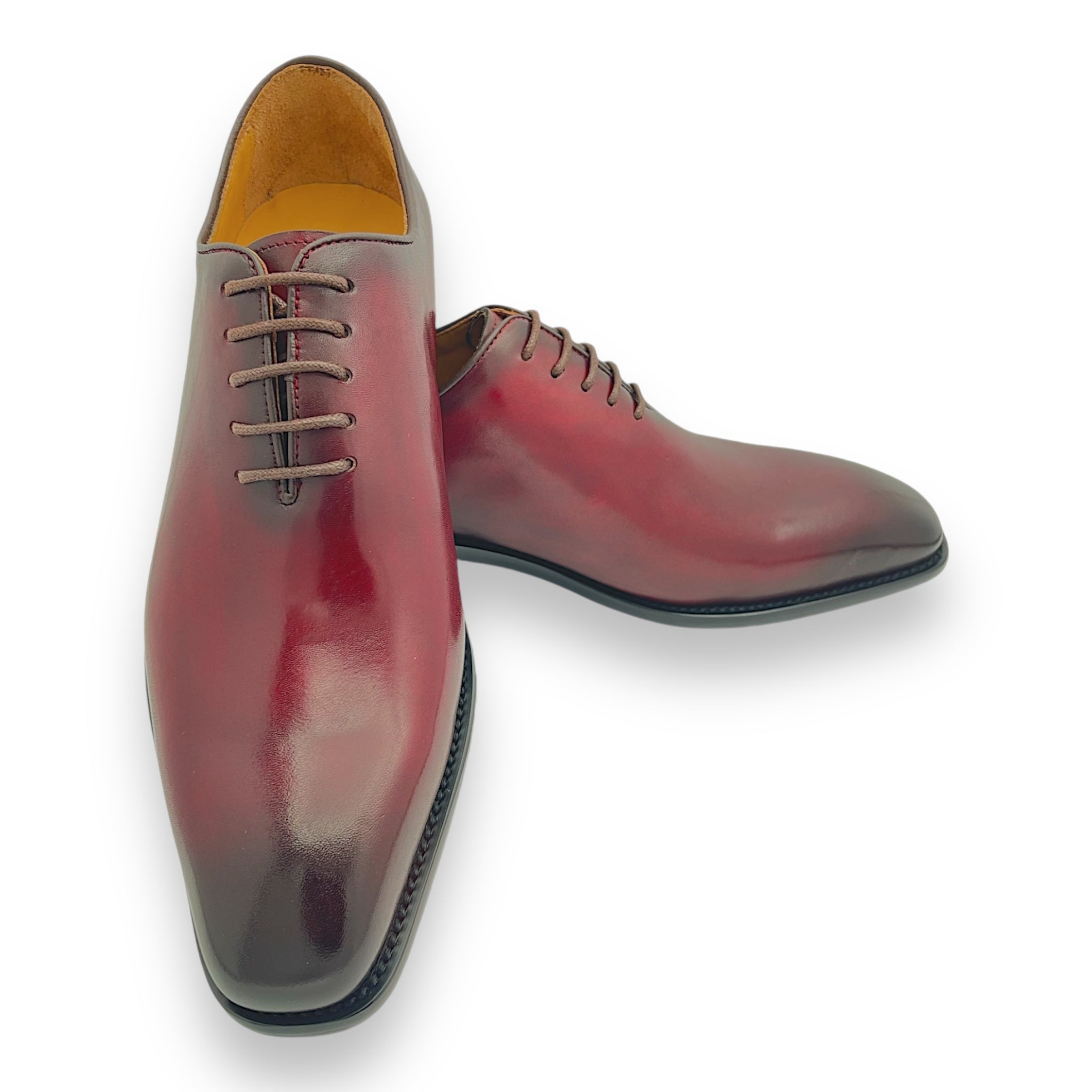 Grey Hand-Finished Leather Dress Shoe – Augustino Luxe